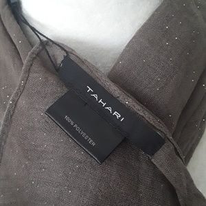 Tahari | Accessories | Tahari Army Green Sparkle Oblong Scarf | Poshmark